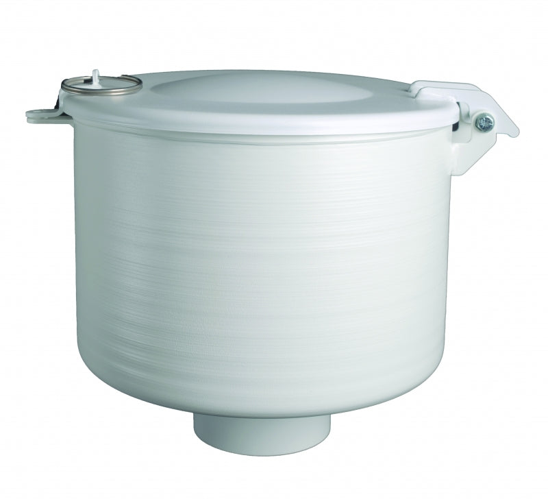 Male, Spill Container, No Drain, Centered, Coated White – Interstate ...