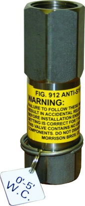 Vertical Priming Tee with Plug, SS - Anti-Siphon Valve 200 PSI ...