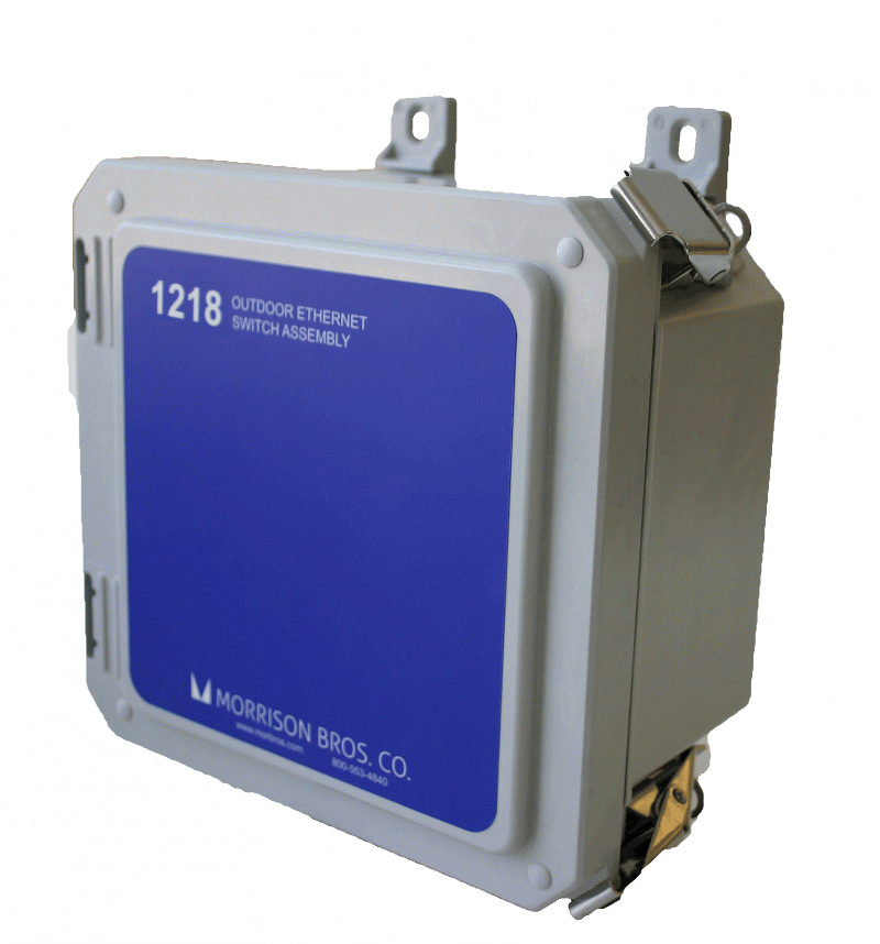 Outdoor 8-Port Ethernet Switch AssemblyConnects multiple Ethernet devi ...