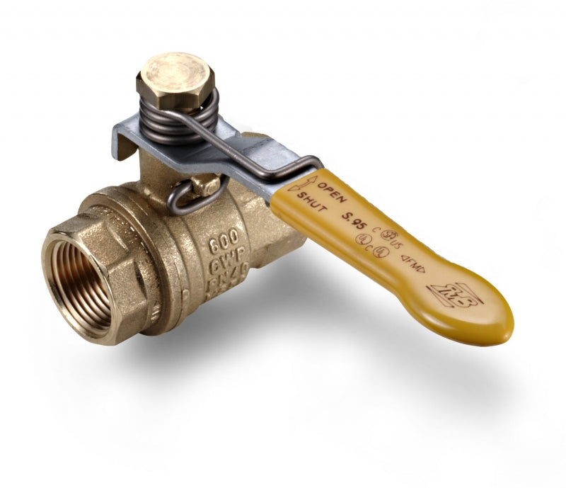 Auto Return Spring Loaded Brass Ball Valve for Efficient Flow OEM by M ...